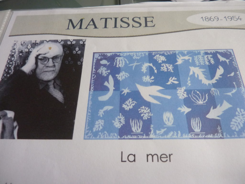 La mer…à la manière de Monsieur Matisse