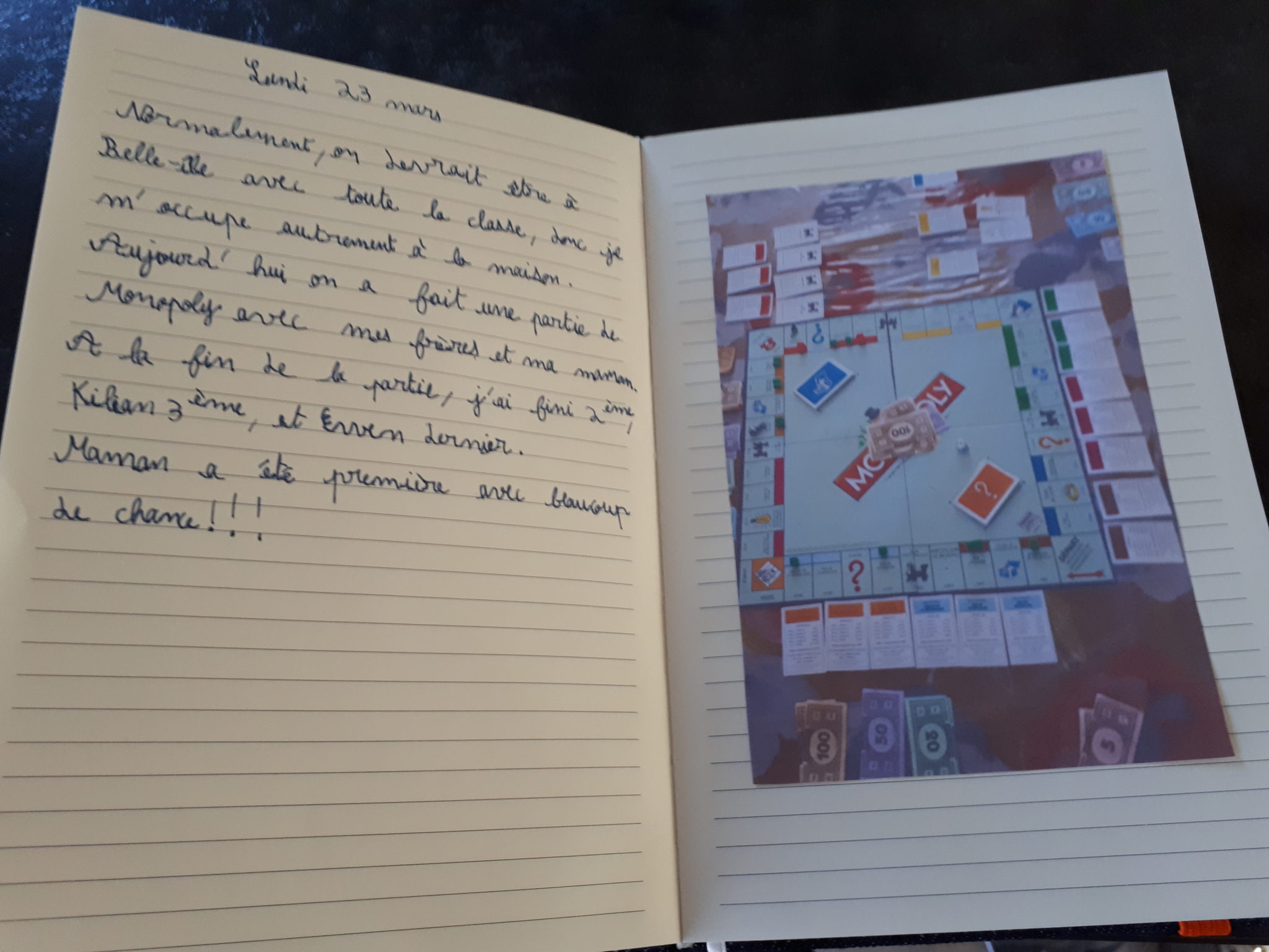 Journal de bord- CE2/CM1